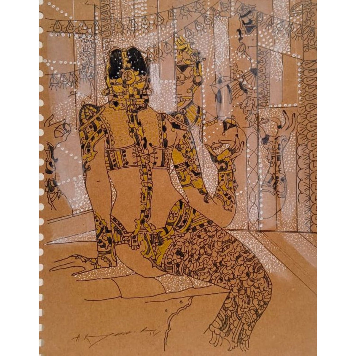 Buy A. Rajeswara Rao - Dubai Series at Kadari Art Gallery