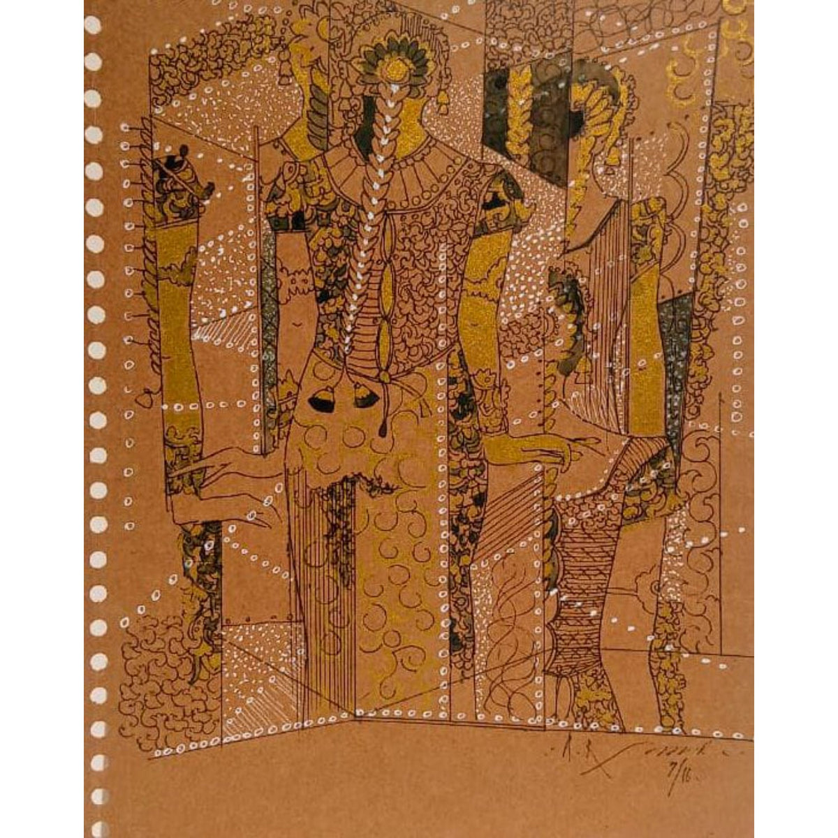 Buy A. Rajeswara Rao - Dubai Series at Kadari Art Gallery