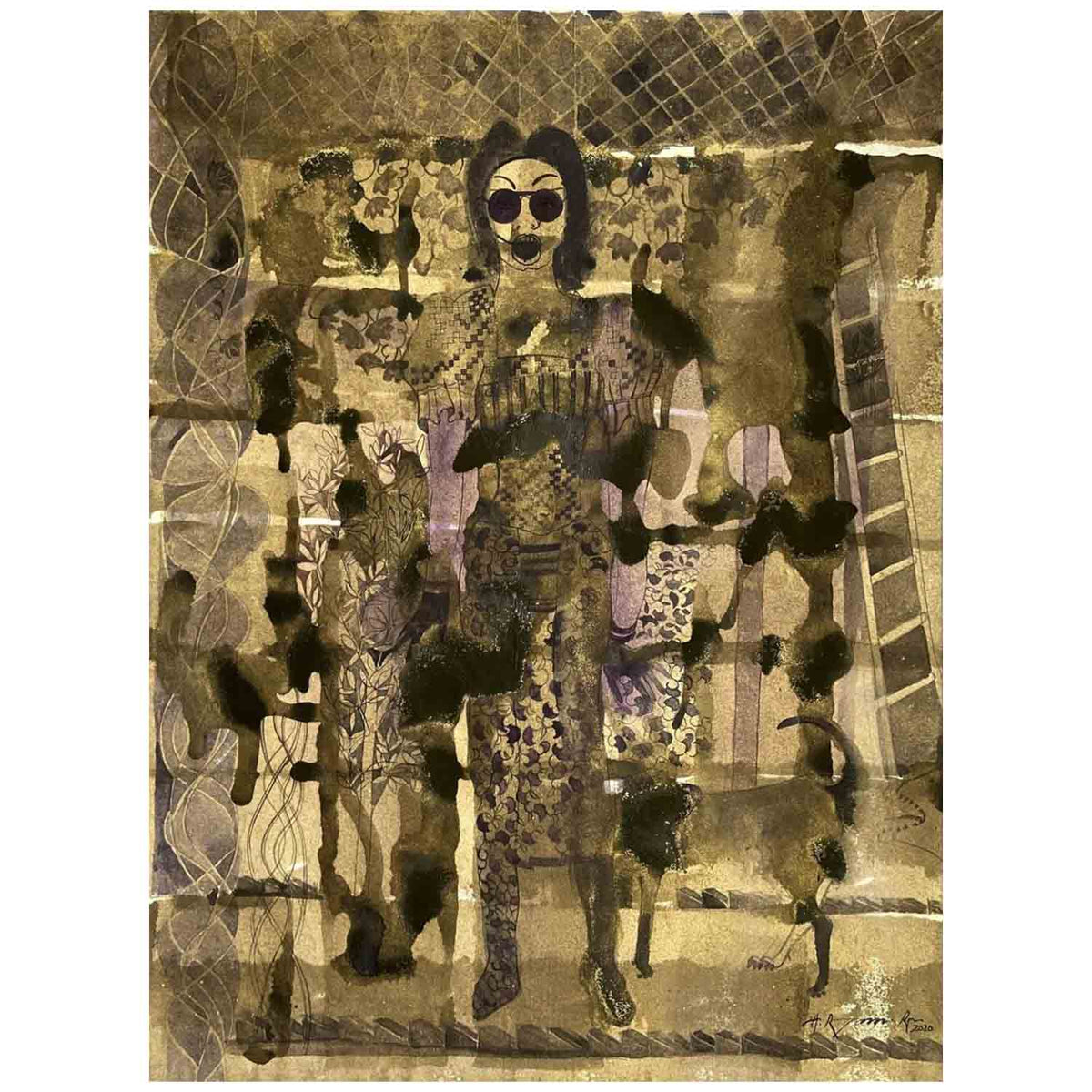 Buy A. Rajeswara Rao - At My Farm House at Kadari Art Gallery