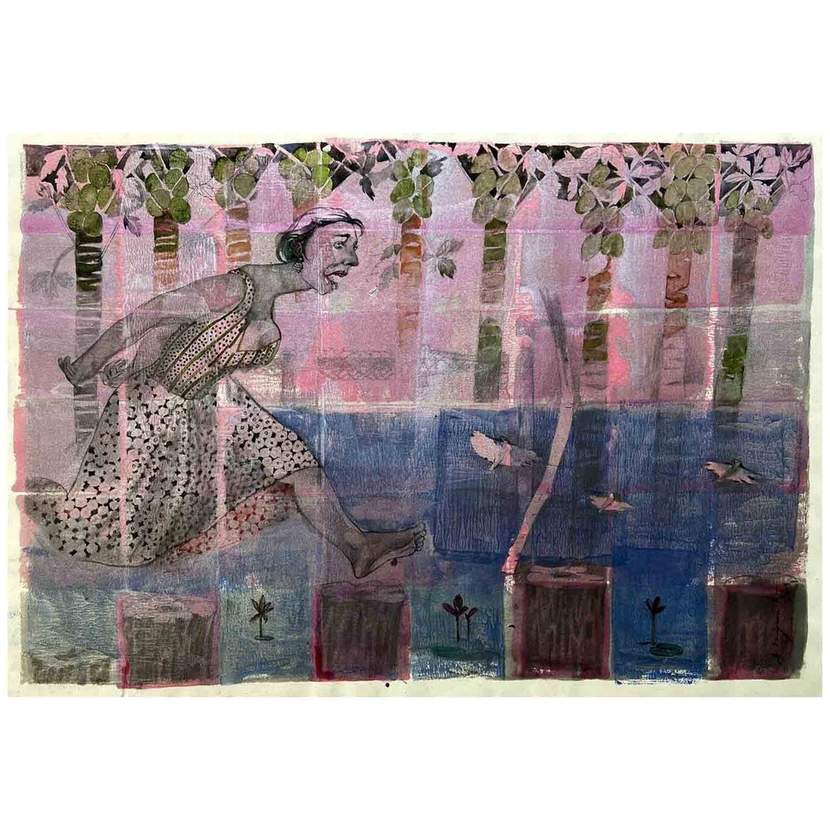 Buy A. Rajeswara Rao - At My Farm House at Kadari Art Gallery