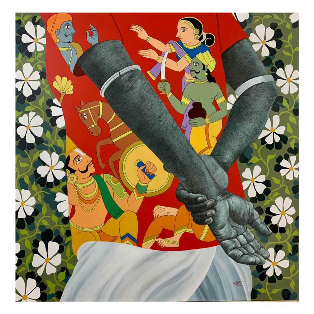 Buy Laxman Aelay - Meme at Kadari Art Gallery